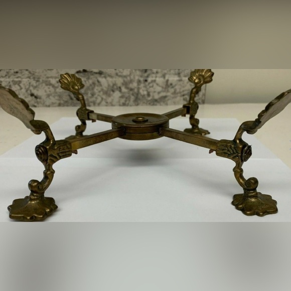 Andrea By Sadek | Dining | Vintage Adjustable Brass Trivet Andrea By ...